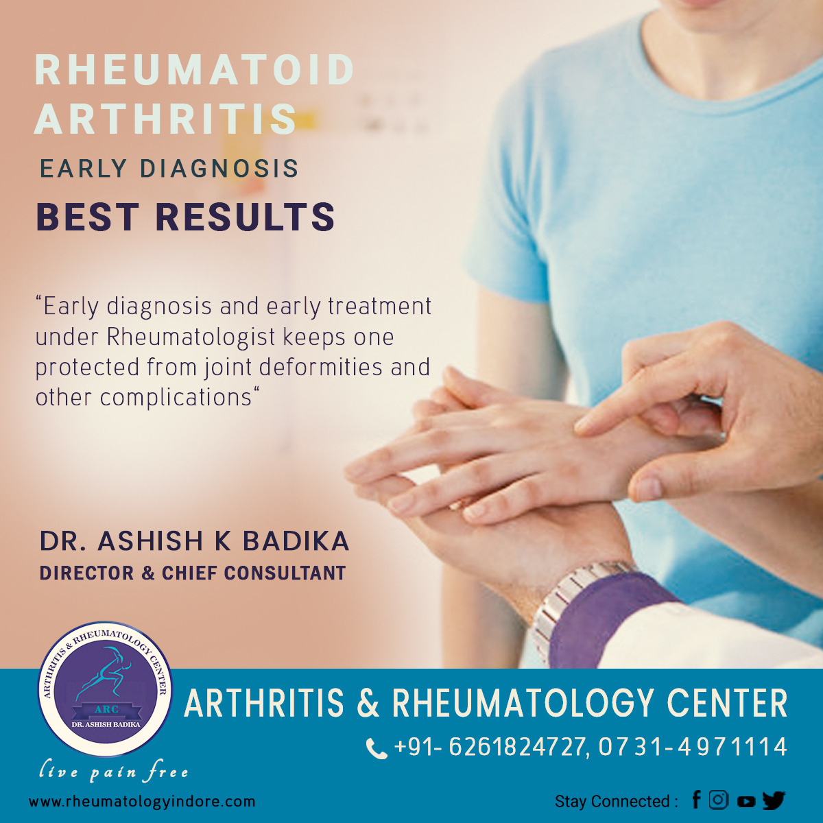 Rheumatoid Arthritis- Early Diagnosis, Best Results - Dr. Ashish Badika